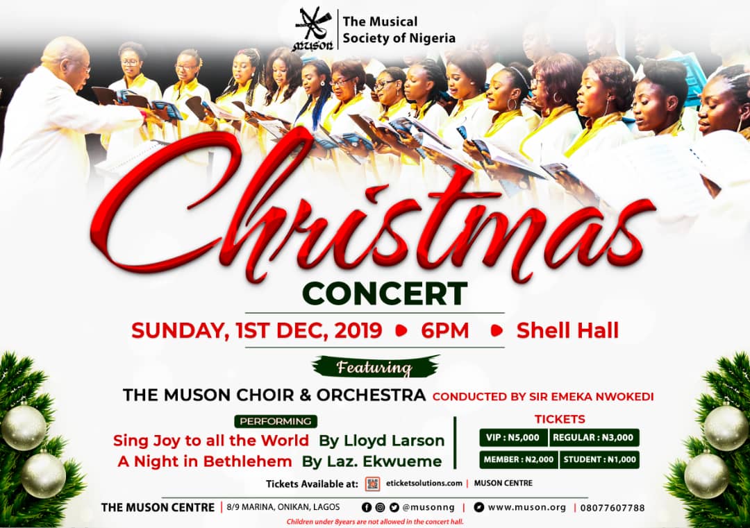Event - CHRISTMAS CONCERT | MUSON CENTRE | E-Ticketing System